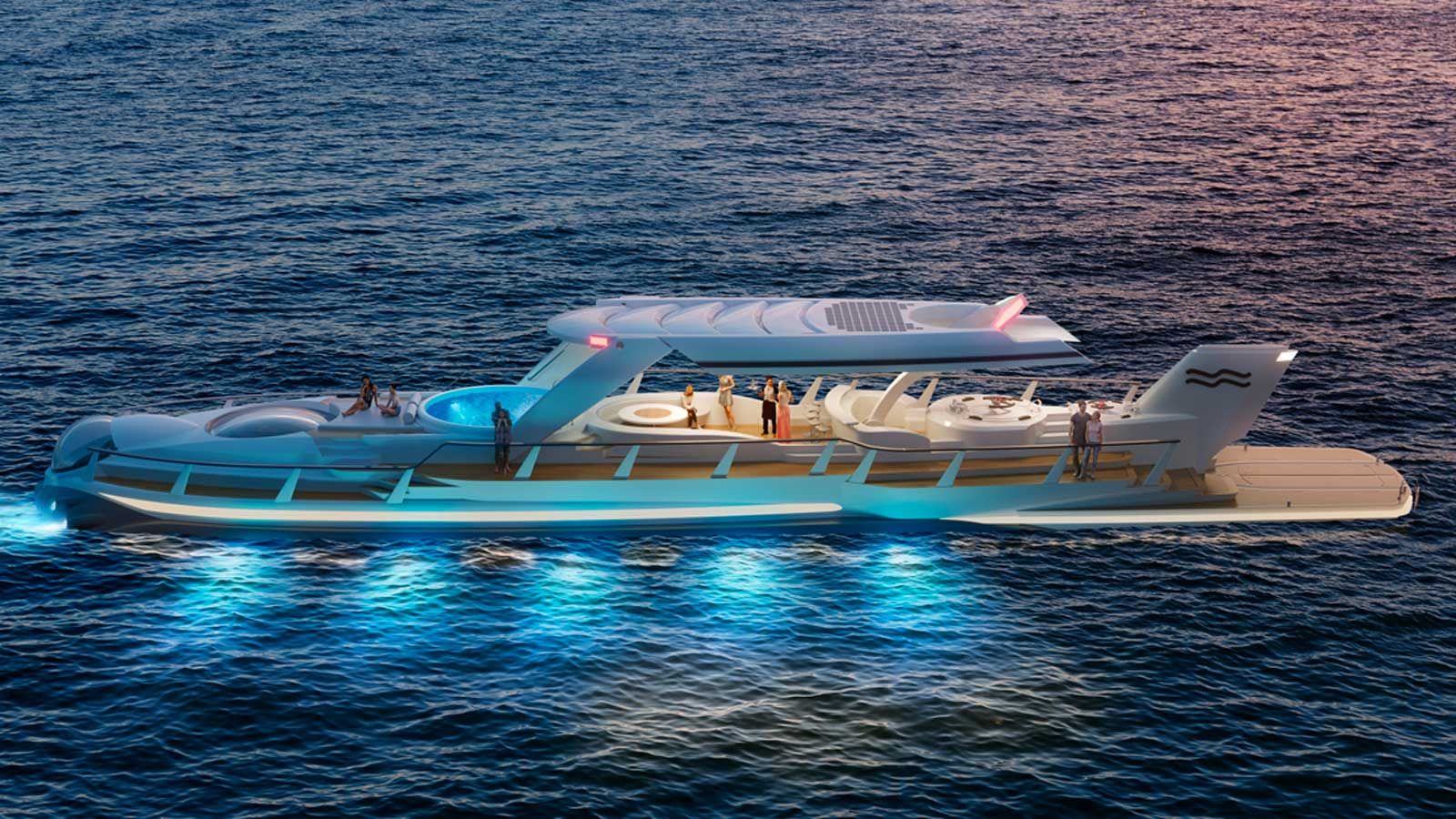 U-Boat Worx releases new renderings of 37.5m superyacht-submarine crossover